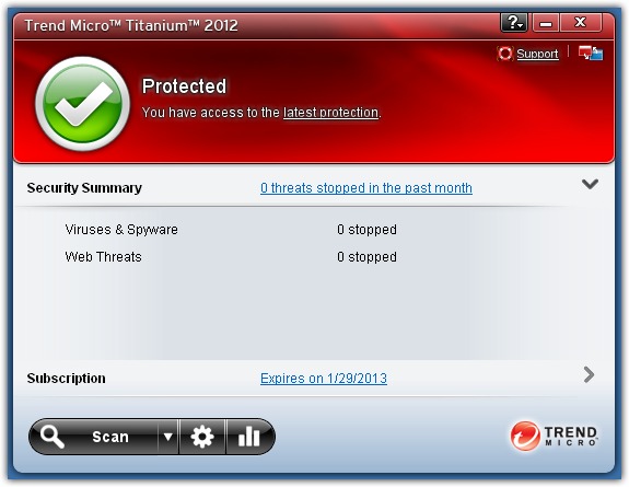 Trend Micro Titanium AntiVirus Plus 2012 Free 12 Months License Serial ...