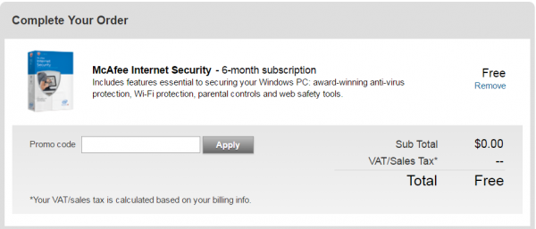McAfee Internet Security Free Download With 6-months Genuine License ...